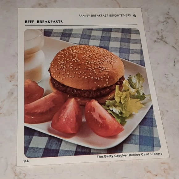Other | The Betty Crocker Recipe Card Library Replacement Card Family ...